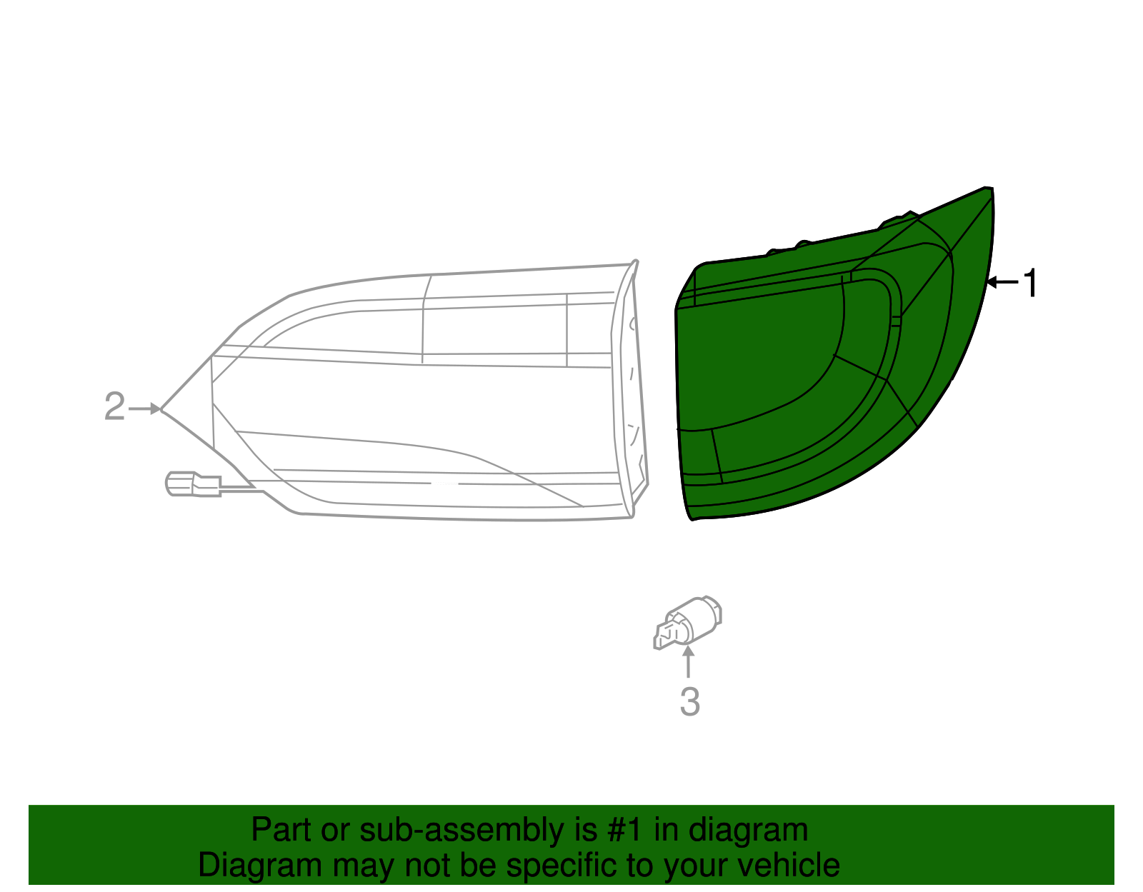 2021-2024 Chrysler Tail Lamp 68424931AC | Mopar Parts Canada