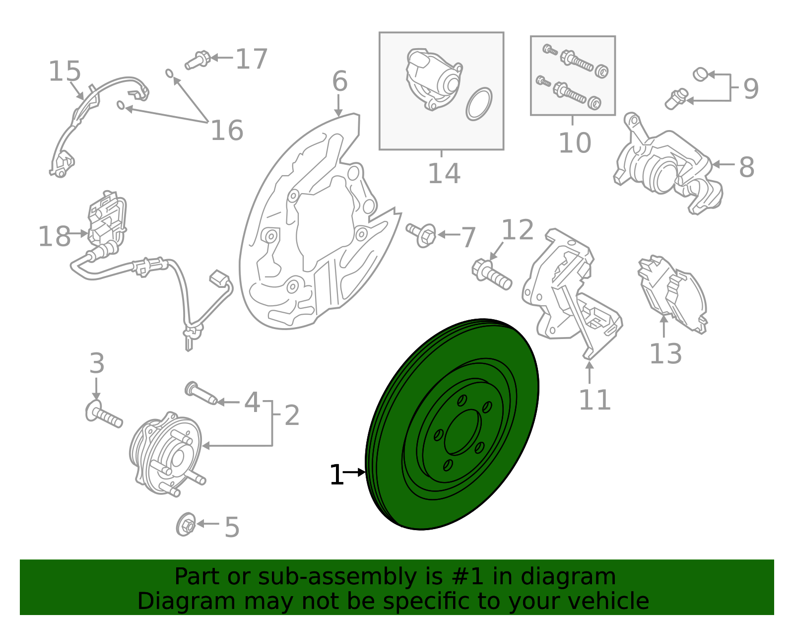 BRRF-404 - Rotor Assembly - Brake 2020-2025 Ford | Big 3 Auto Parts