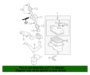 2004-2006 Lexus RX330 PCV Valve Hose 12261-0A050 | AutoNationParts.com