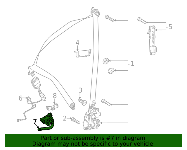 213-860-91-00 - Tensioner 2017-2024 Mercedes-Benz | Mercedes-Benz USA Parts