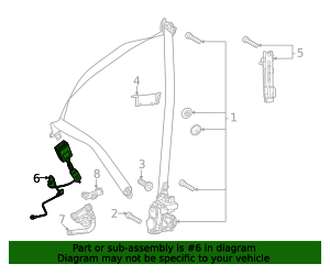 167-860-68-02-9051 - Buckle Mercedes-Benz USA Parts