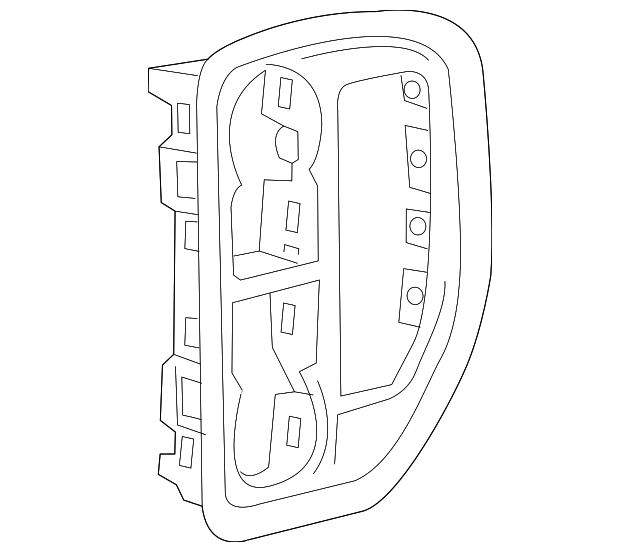 2019-2023 GM Black Driver Side Instrument Panel Air Outlet Bezel ...
