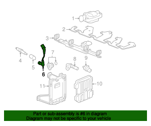 2007-2020 GM Spark Plug Wire 19351569 | TascaParts.com