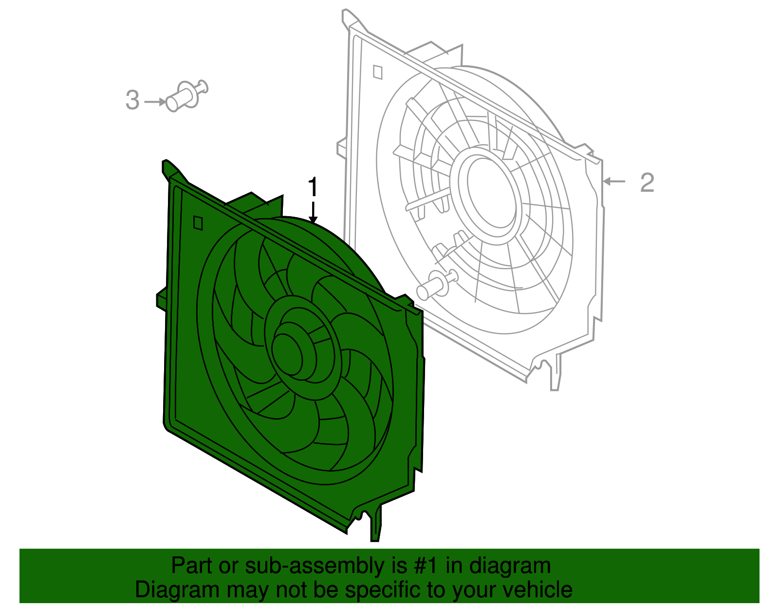 17427519704 - 2003-2008 BMW Z4 Fan Assembly (17-42-7-519-704) | BMW of ...