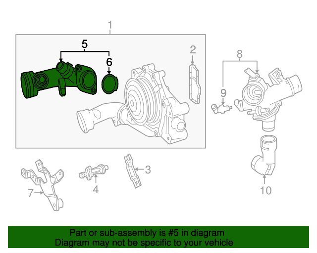 651-200-12-51 - Coolant Line 2015-2016 Mercedes-Benz | Mercedes-Benz ...