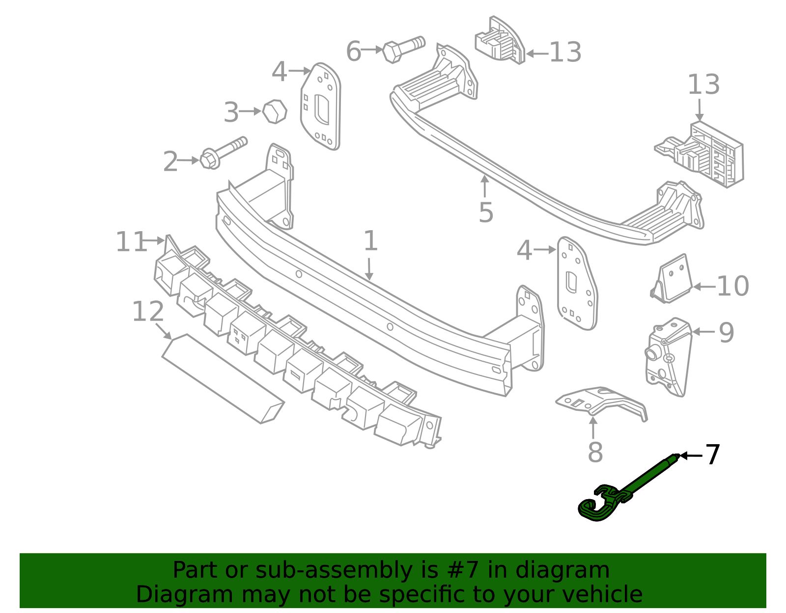 2015-2025 Jeep Hook 04787976AA | Mopar Parts Canada