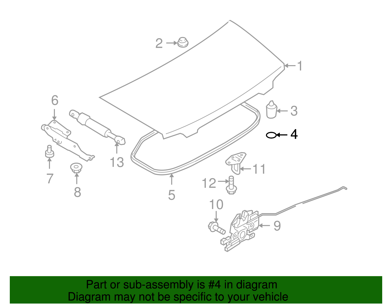 1993-2025 Mazda Bumper Cover Protector G043-62-864A | Mazda-Parts