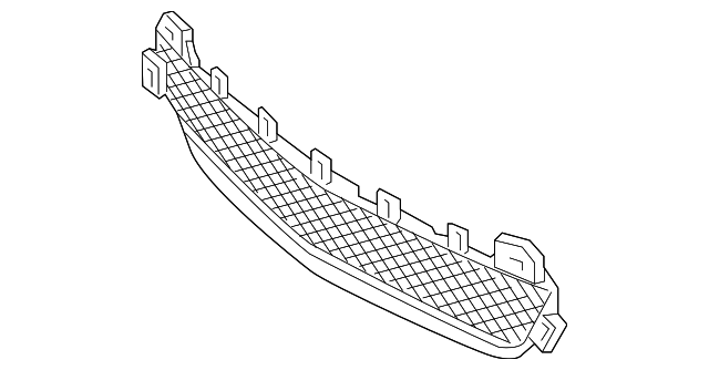 205-885-23-23 - Lower Grille 2015-2018 Mercedes-Benz | Mercedes-Benz ...