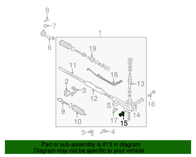 57726-3E010 - Yoke Bushing 2003-2009 Kia | Kia.Parts Store