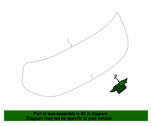 2017-2020 Jeep Windshield Spacer 68094282AA | TascaParts.com