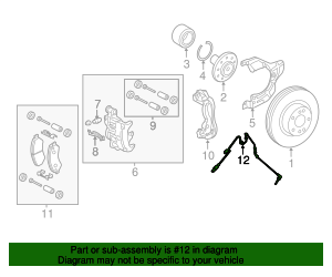 2014-2024 Ram ABS Sensor 68437014AB | Mopar Parts Canada