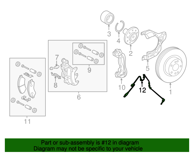 2014-2021 Ram ABS Sensor 4727624AA | TascaParts.com