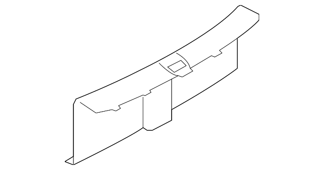 84921-EL10A - Rear Panel Trim - 2007-2011 Nissan Versa | Nissan OEM ...