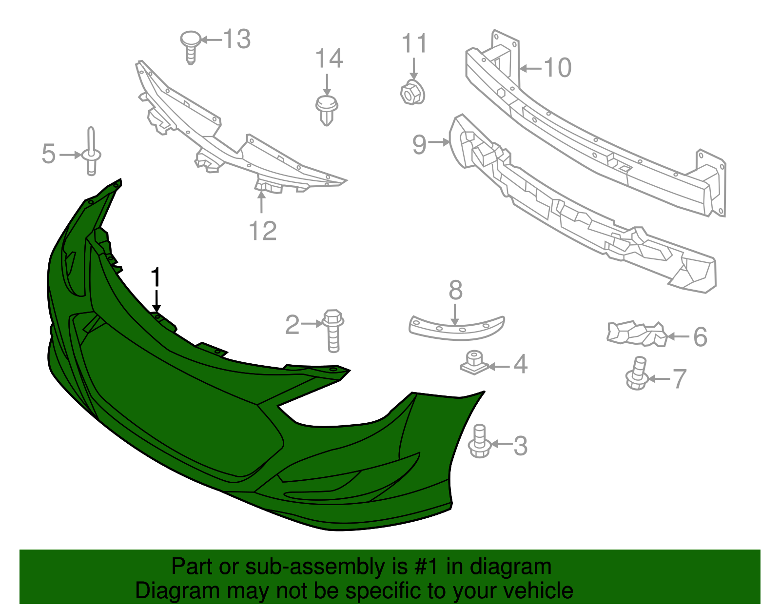 2011-2013 Hyundai Sonata Bumper Cover 86511-3Q000 | OEM Parts Online