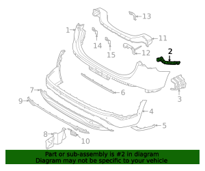 86651-S1500 - Mount Bracket 2021-2023 Hyundai Santa Fe | AutoNation Parts