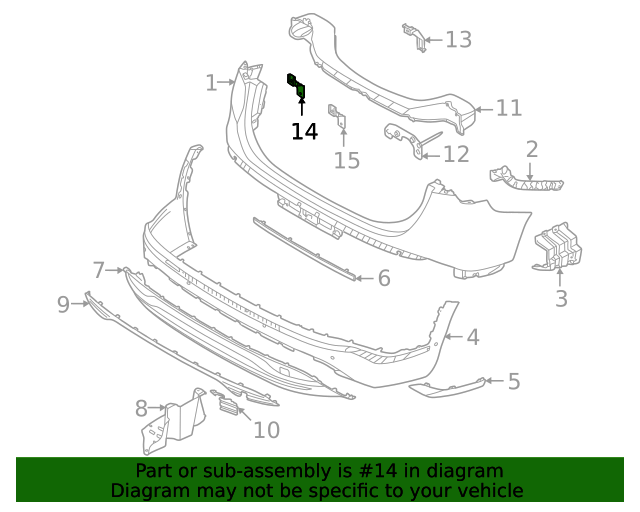 2021-2023 Hyundai Santa Fe Lower Bracket 86637-S1520 | HyundaiParts.Online
