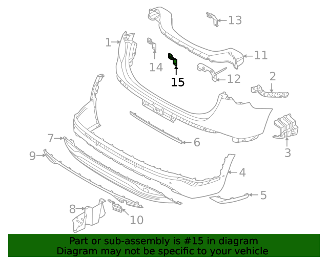 2021 Hyundai Santa Fe Lower Bracket 86636-S1520 | OEM Parts Online