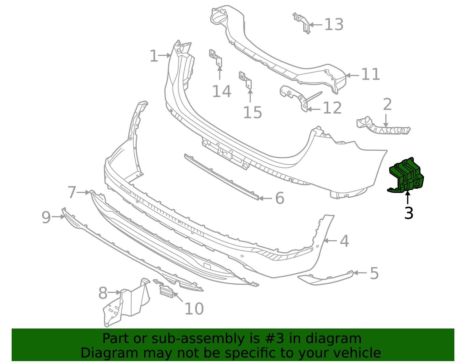86613-S1500 - Support Bracket 2021-2023 Hyundai Santa Fe | AutoNation Parts