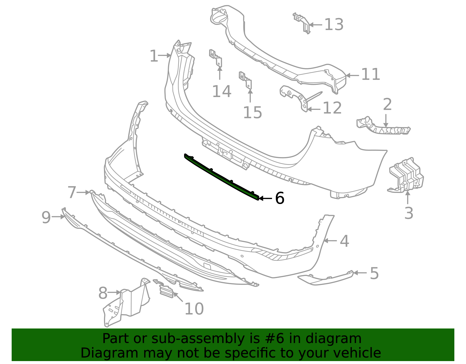 2021-2023 Hyundai Santa Fe Reflector Panel 92409-S1510 | OEM Parts Online