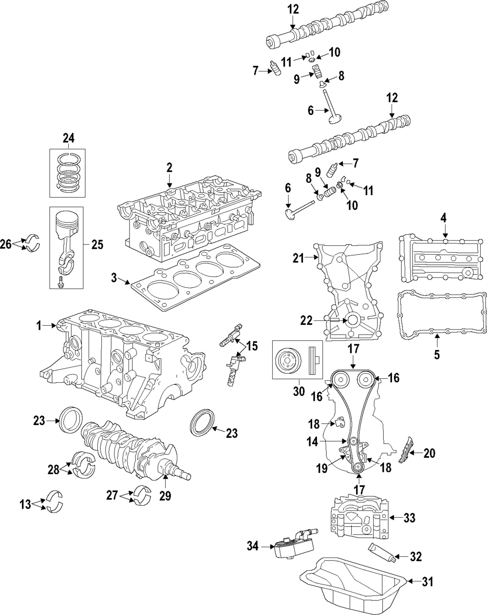 2007-2020 Mopar Engine Variable Valve Timing (Vvt) Solenoid 04884483AC ...