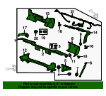 2007-2013 GM Bar Asm-Rr Bpr Imp Chrome 22932803 | GM Parts Center