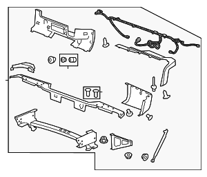 2007-2010 GM Bright Chrome Rear Bumper Impact Bar 19259332 | TascaParts.com