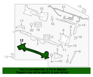 2007-2013 GM OEM NEW 07-13 GM Chevrolet GMC Silverado 1500 Rear Bumper ...