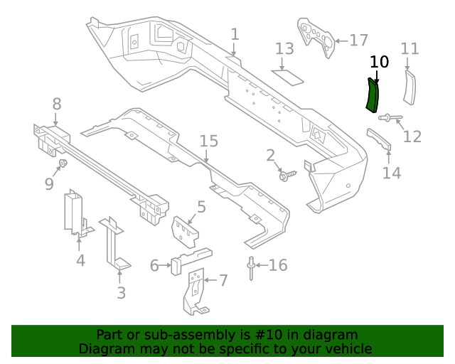 2019-2023 Mercedes-Benz G 550 Bumper Trim 463-880-36-02 ...