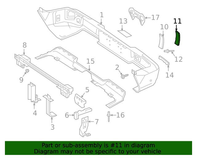 463-885-54-02 - Bumper Corner Cover 2019-2023 Mercedes-Benz G 63 AMG ...
