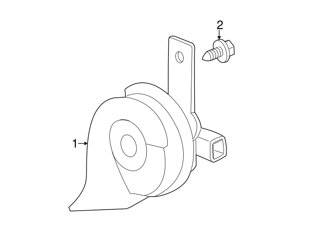 2017-2019 GM High Note Horn 84113063 | GMPartsDirect.com