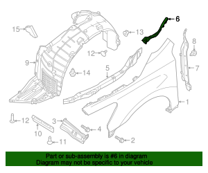 2013-2015 Nissan Altima Cover - Driver's Side (LH) 66895-3TA0A ...