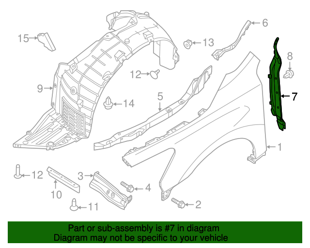 2013-2018 Nissan Altima Rear Seal - Passenger Side (RH) 63130-3TA1A ...