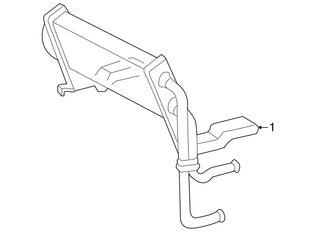 F75Z-3D746-FA 1997-2004 Ford Power Steering Cooler | Fairway Ford Parts