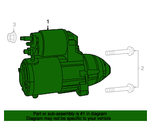 2007-2020 Mopar Starter 05034555AA | Mopar Parts Canada