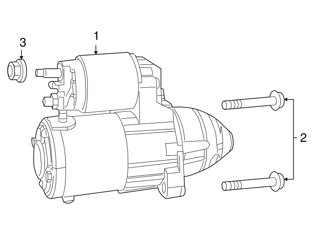 2007-2020 Mopar Starter 05034555AA | Mopar Parts Canada
