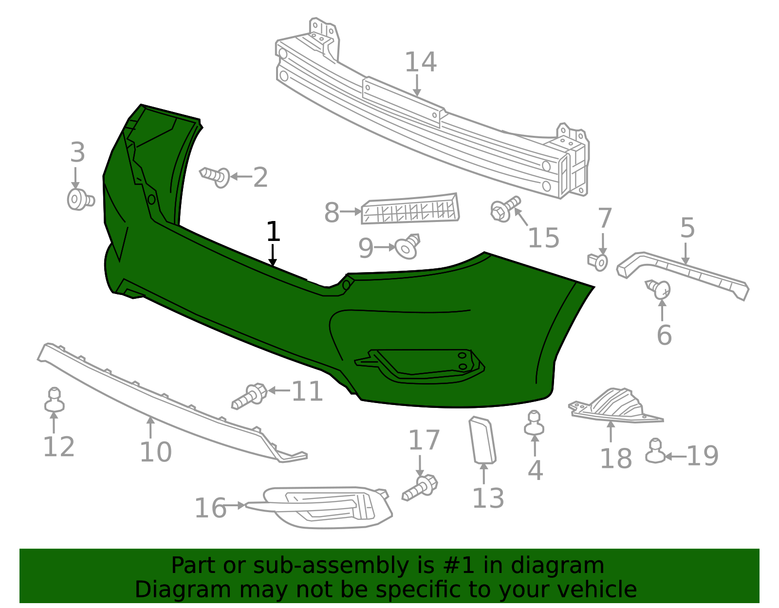 04715-TBA-A00ZZ - Bumper Cover 2016-2021 Honda Civic | Honda Parts Online