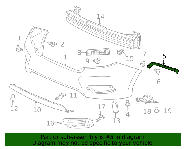 2016-2021 Honda Civic Side Support 71593-TBA-A00 | OEM Parts Online
