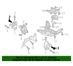 2012-2023 Audi Motor Mount Bolt N-912-750-01 | Genuine Audi Parts