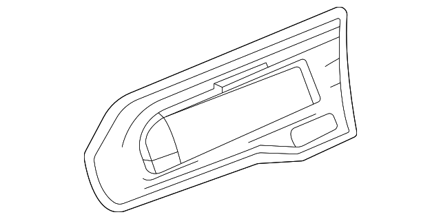 84586294 - Bright Metal Front Passenger Side Fender Ornamentation Vent ...