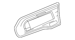 2020-2023 GMC Nightrider Chrome Front Passenger Side Fender ...