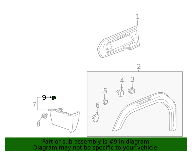 2011-2023 GM Multi-Purpose Retainer 11612122 GM | GMPartsDirect.com