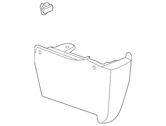 2020-2025 GMC Black Front Driver Side Fender Paint Protector 84660784 ...