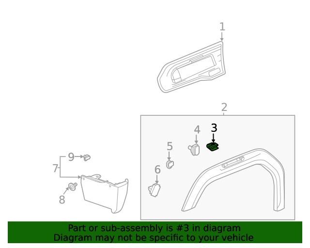 2012-2024 GM Multi Purpose Clip 11571006 GM | GMPartsDirect.com
