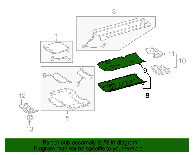 906-830-15-45-7D43 - Center Panel 2010-2018 Mercedes-Benz | Mercedes ...