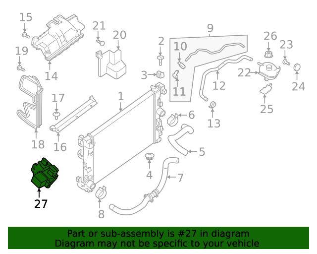 2018-2023 Nissan Fan Relay 25230-00Q0J | OEM Parts Online