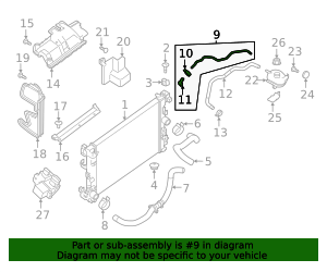 2018-2025 Nissan Overflow Hose 21741-5RB0A | OEM Parts Online