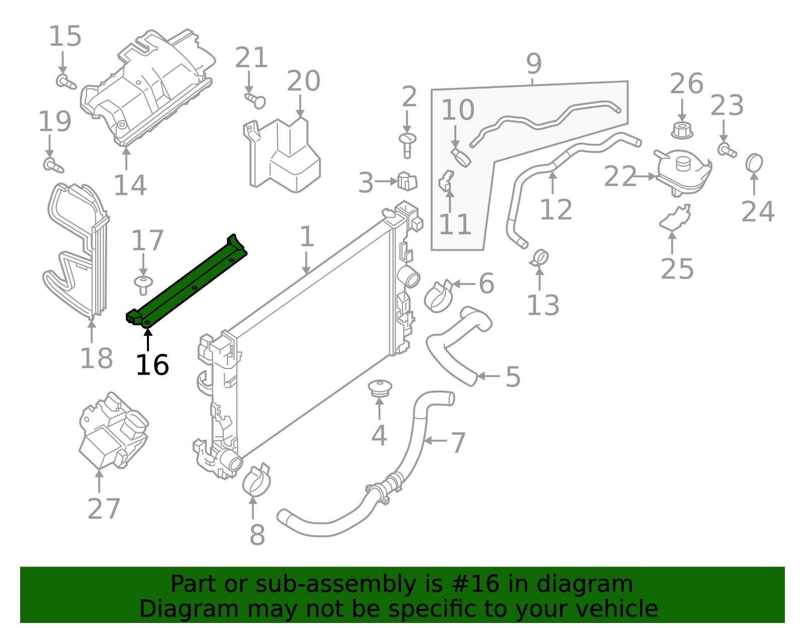 2018-2020 Nissan Kicks Lower Shield 92183-5RB0A | Nissan Parts Plus