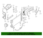 2018-2024 Nissan Overflow Hose Clamp 21750-4EB0A | TascaParts.com
