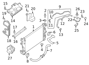 2018-2020 Nissan Kicks Upper Shield 92182-5RB0A | Nissan Parts ...