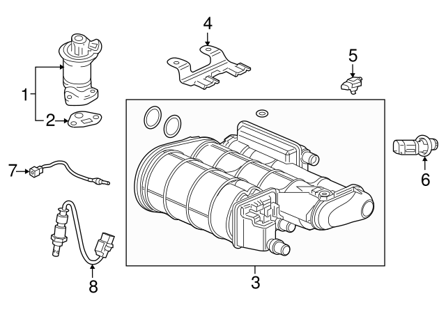 OEM 2008-2024 Honda Vent Valve 17310-TBA-A01 | Honda Automotive Parts